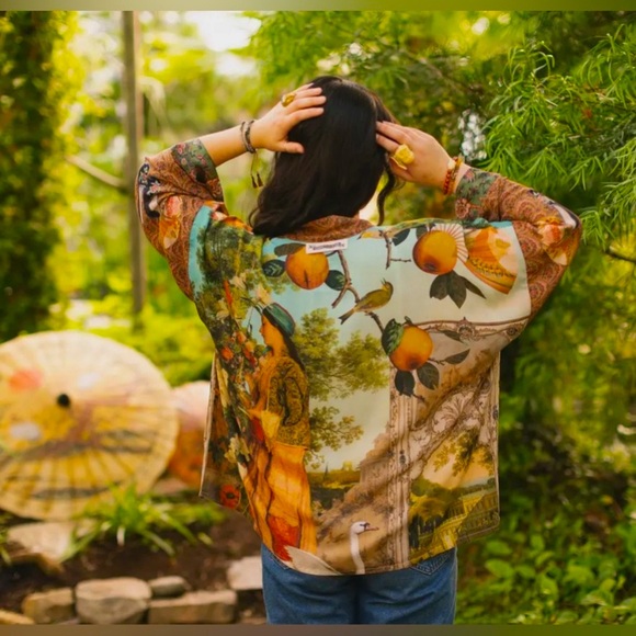 Market of Stars | Tops | Market Of Stars Secret Garden Pixie Boho Cropped Kimono Robe Duster ...